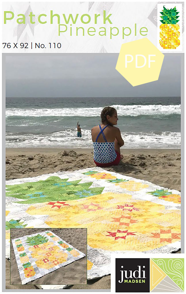 Patchwork Pineapple Quilt Pattern ***PDF*** – judimadsen