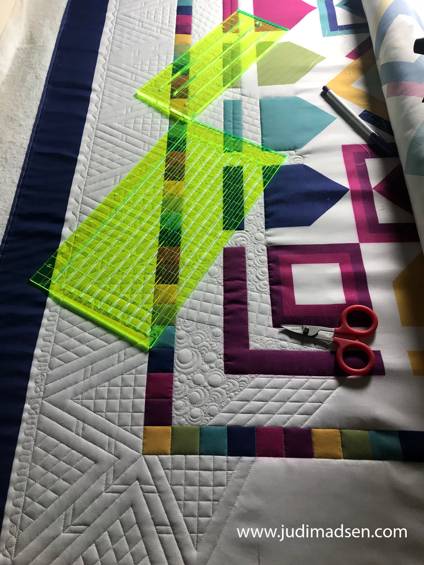 A1 Ruler 9" Longarm Straight Ruler – judimadsen